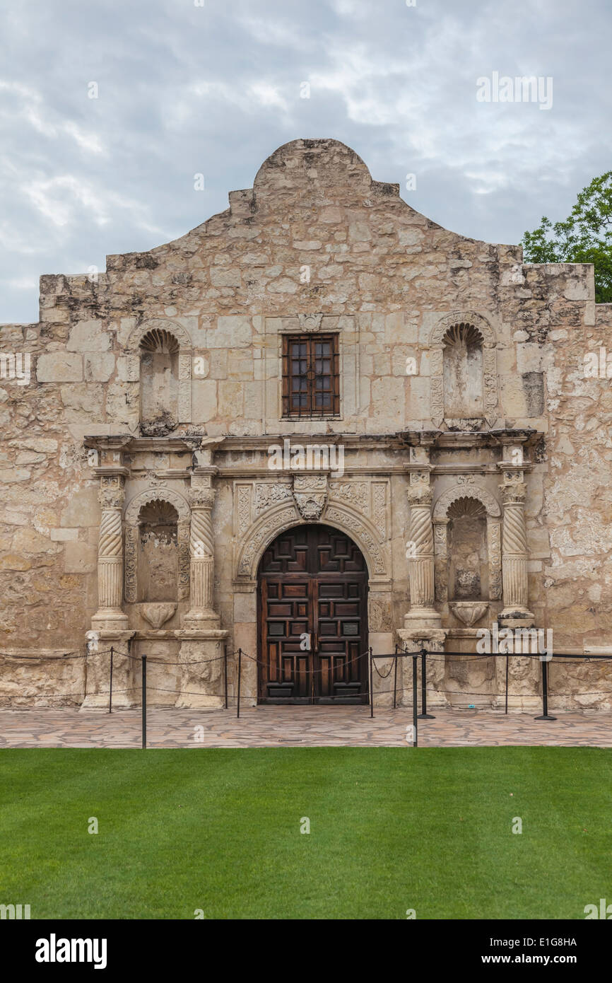 The Alamo, site of famous battle for Texas Independence from Mexico, in ...