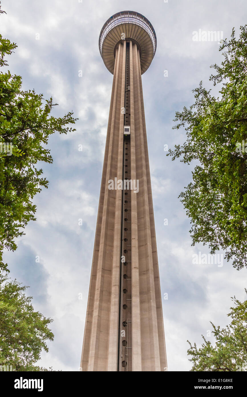 Tower of the Americas, 750 ft observation tower, built in 1968 for the ...