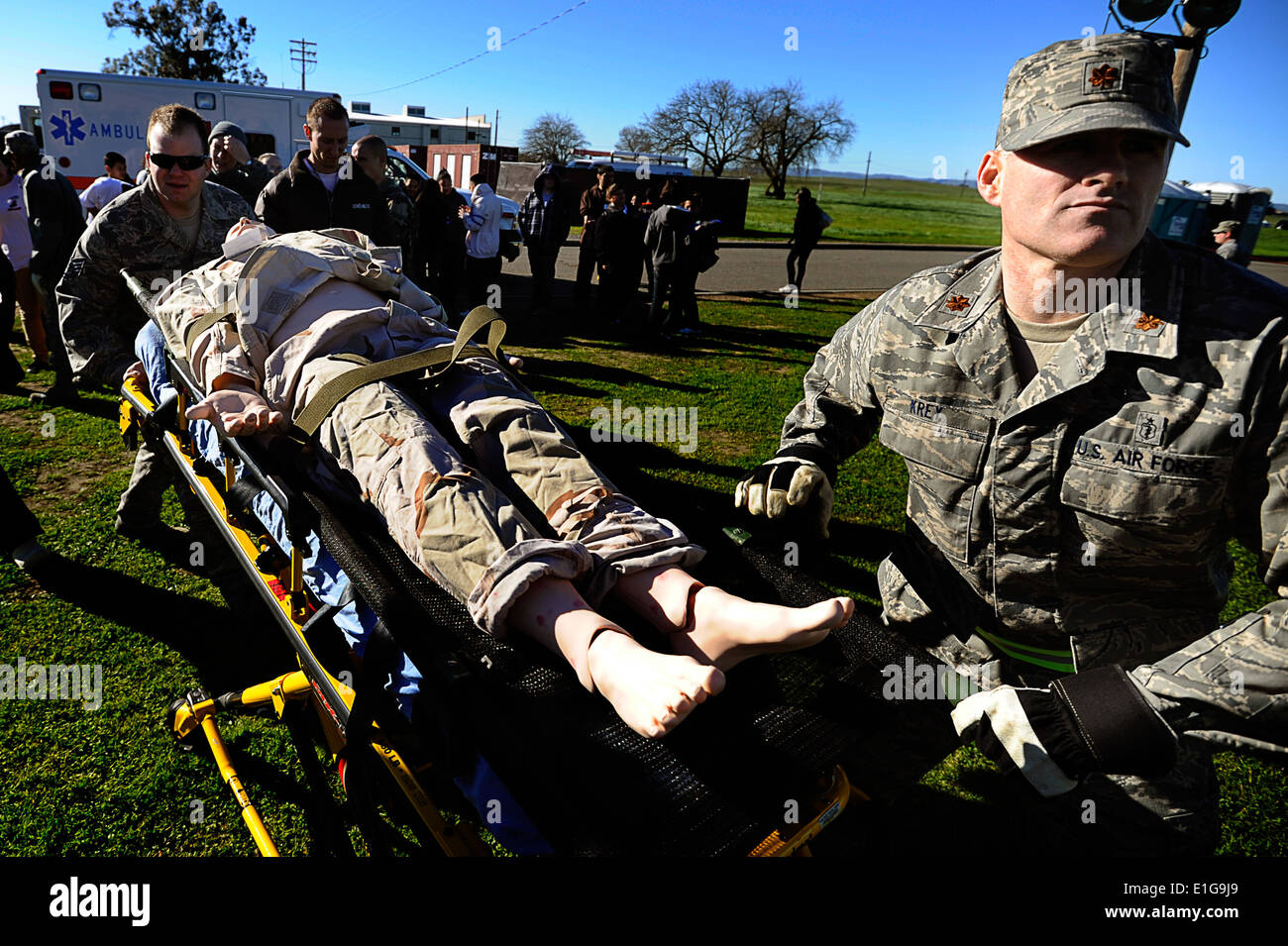 Airmen from the 60th Medical Group and Contingency Response Wing ...