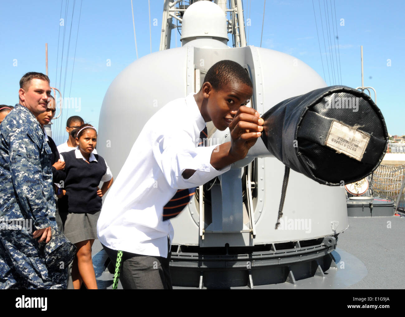 110209-N-5085J-249: SIMON’S TOWN, South Africa – A student from the ...