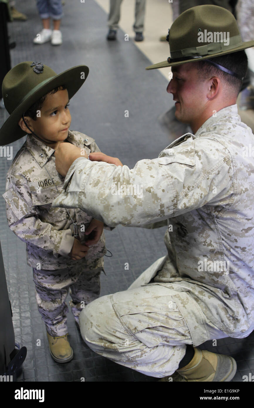 U. S. Marine Corps Sgt. Daniel Mullis, a marksmanship training course ...