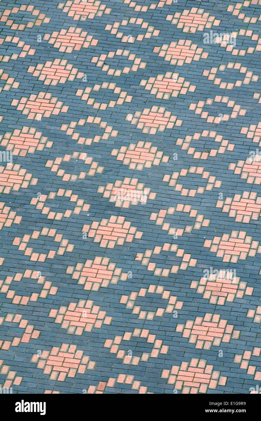 Aerial view of Centenary Square paving, Birmingham, UK Stock Photo - Alamy