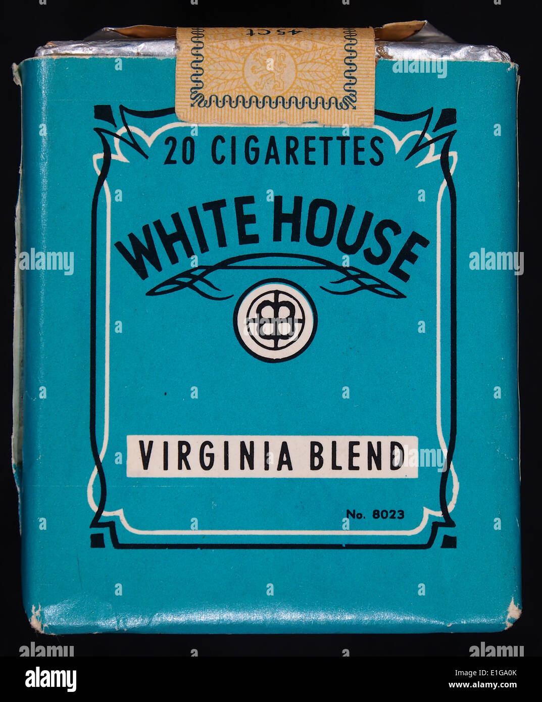 White House cigarettes pack, back Stock Photo - Alamy