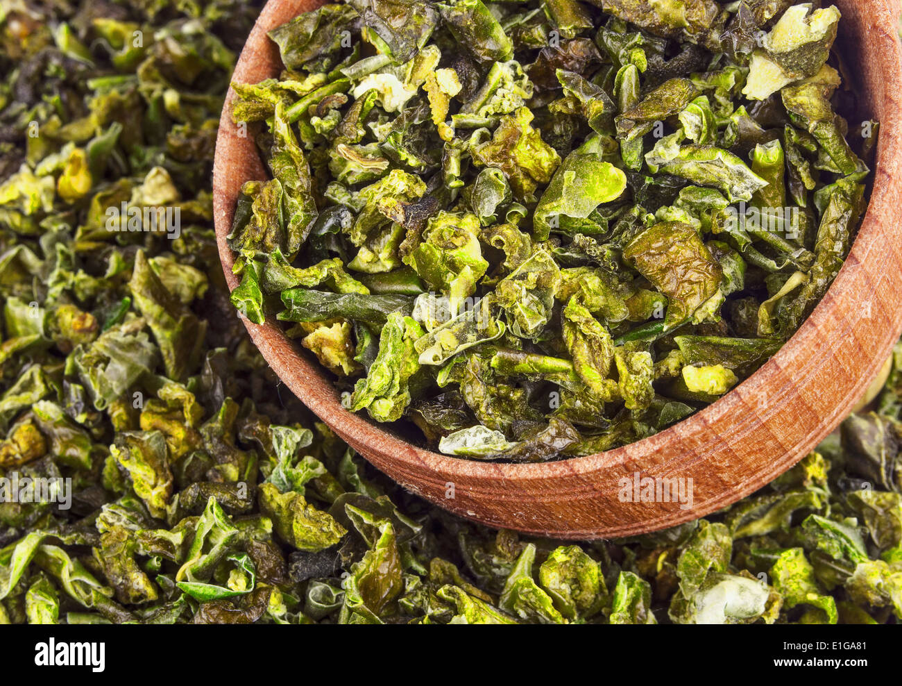 green dried paprika Stock Photo - Alamy