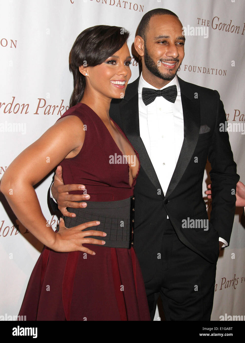 New York, New York, USA. 3rd June, 2014. Singer ALICIA KEYS and SWIZZ ...