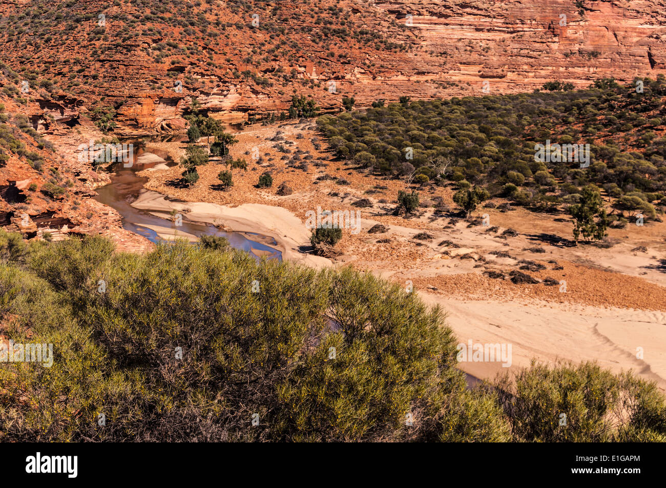 KALBARRI NATIONAL PARK, NATURE’S WINDOW AREA, MURCHISON RIVER, WESTERN ...