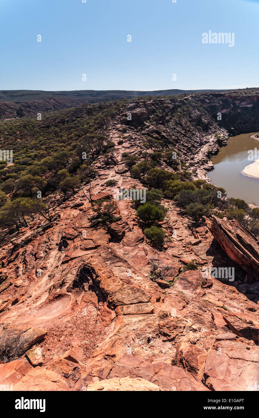 KALBARRI NATIONAL PARK, NATURE’S WINDOW AREA, MURCHISON RIVER, WESTERN ...