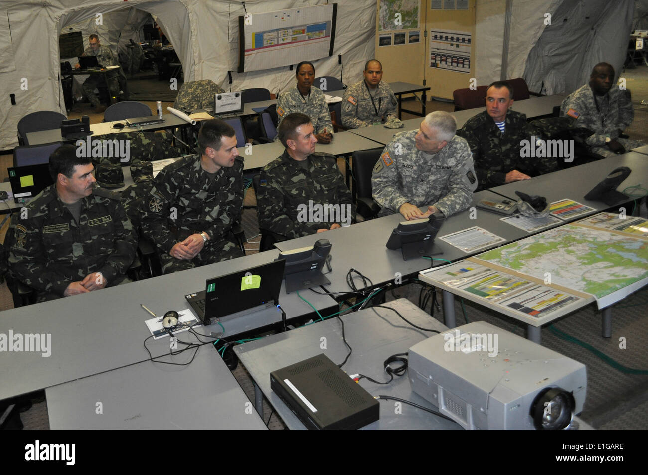 U.S. Army Col. Keith Sledd, director of the Saber Strike 11 exercise ...