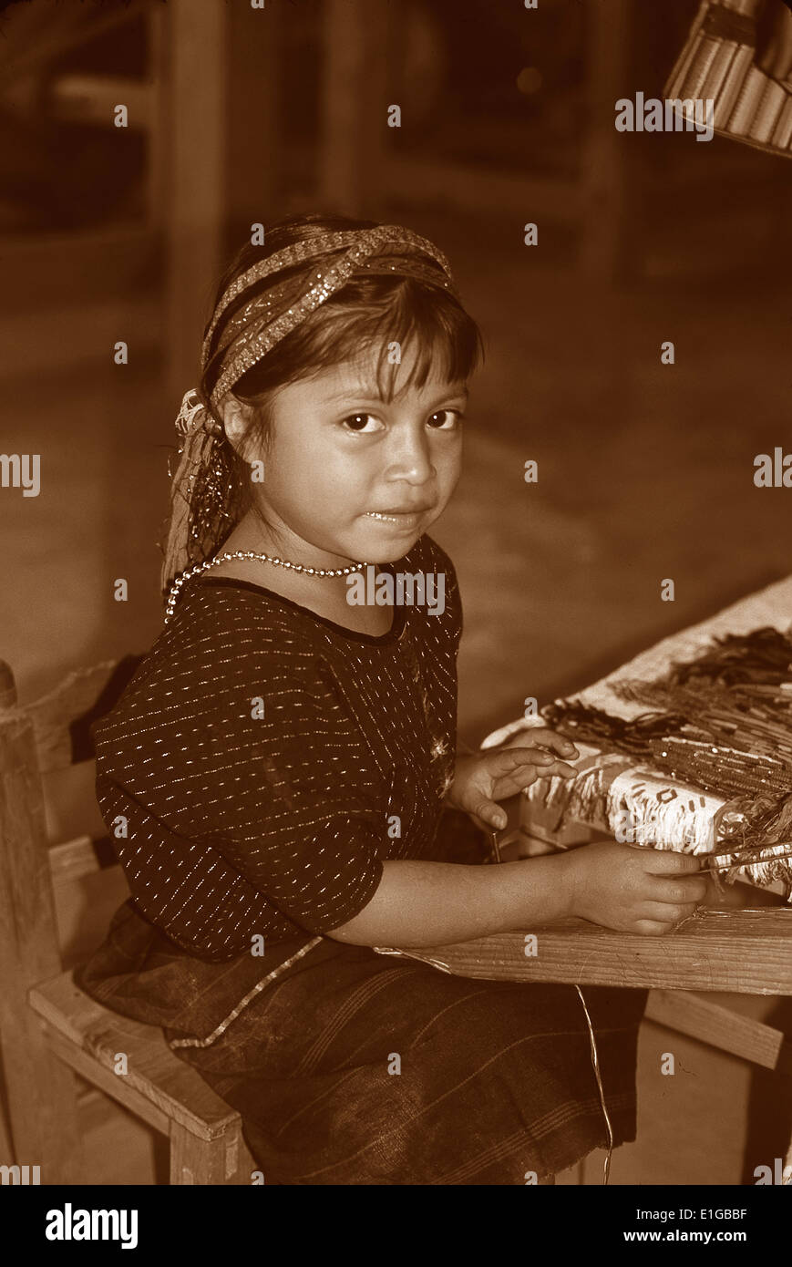 A young Mayan girl,Lake Atitlan,Guatemala Stock Photo - Alamy