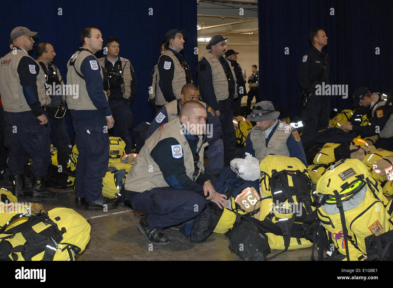 Members of the Fairfax County Fire and Rescue Department, Virginia Task ...