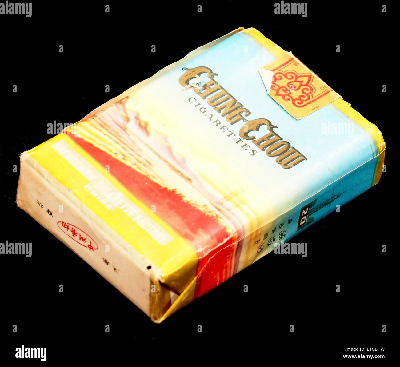Pack of Chung Chow cigarettes, displaying the brand's signature ...