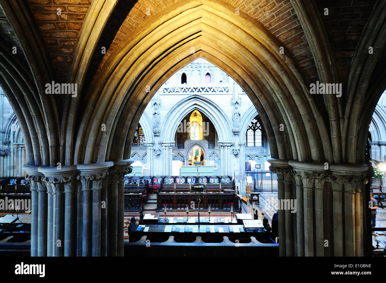 Lichfield cathedral interior hi-res stock photography and images - Alamy
