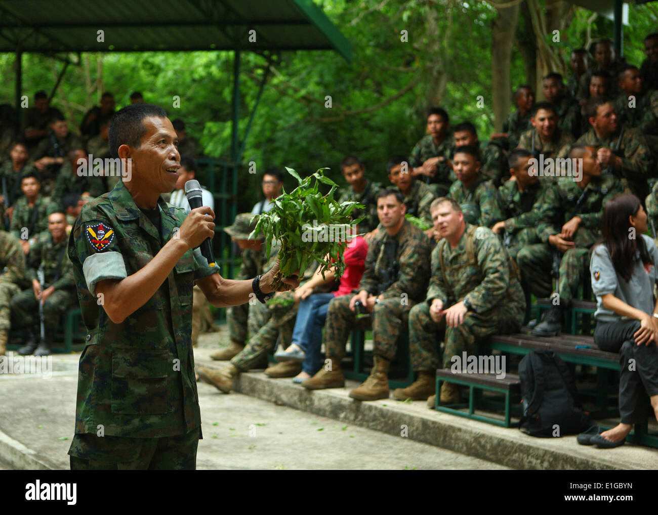 Royal thai marine corps lt pranom yodrug hi-res stock photography and ...