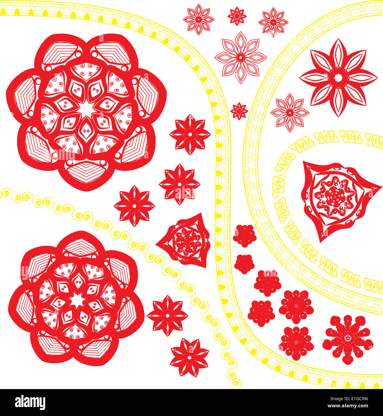 Vector background with decorative ethnic colors. Use for wallpaper and ...