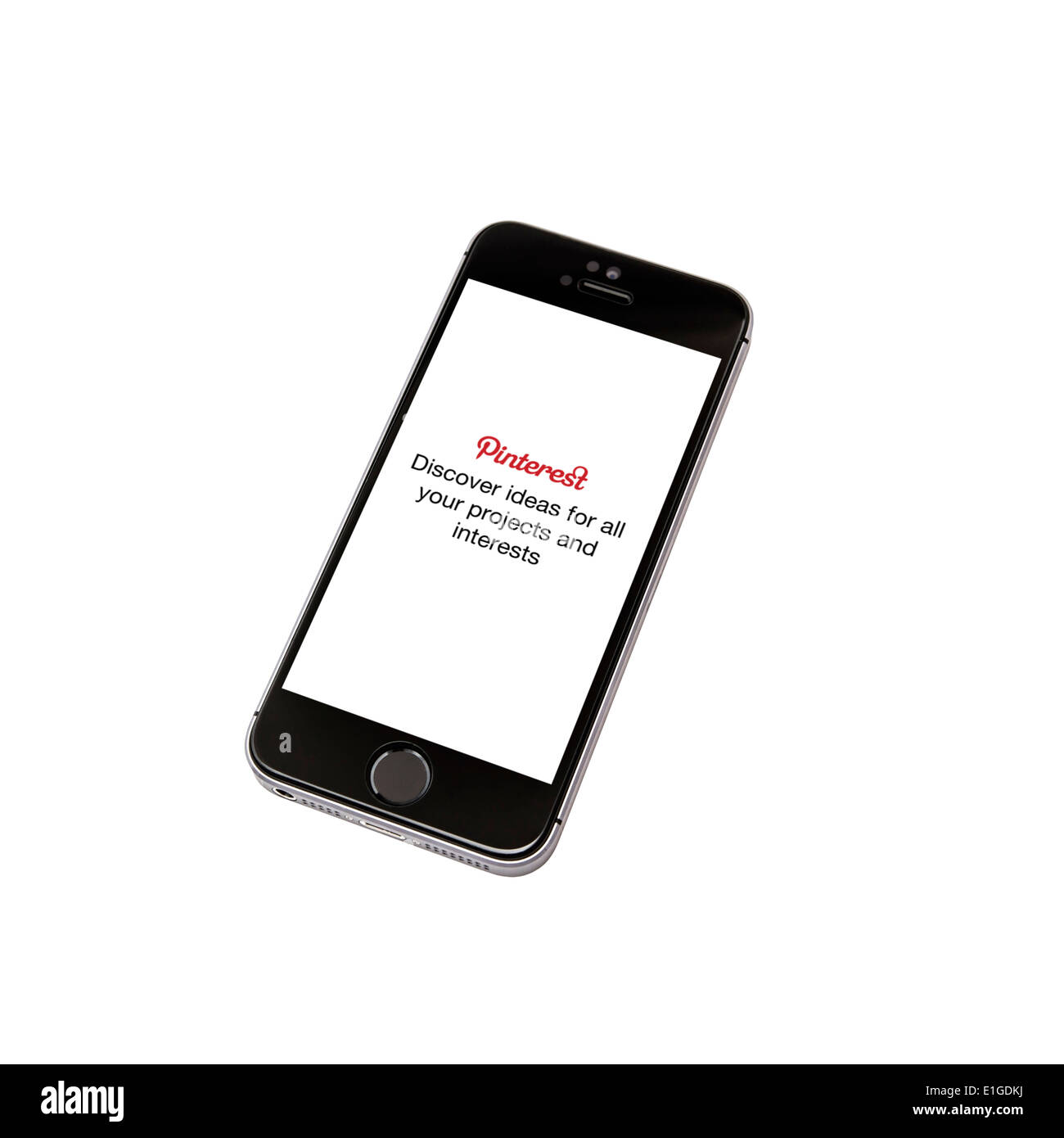 Pinterest phone Cut Out Stock Images & Pictures - Alamy