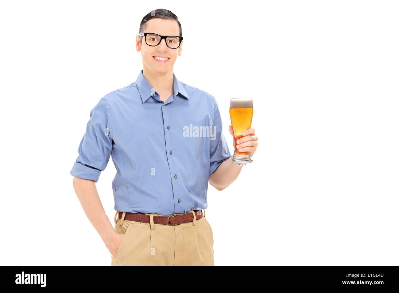 Man drinking pint of beer hi-res stock photography and images - Alamy