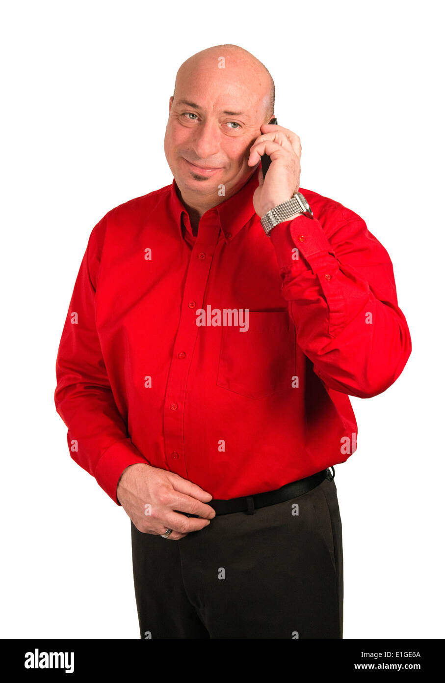 Muscular bald man white hi-res stock photography and images - Alamy