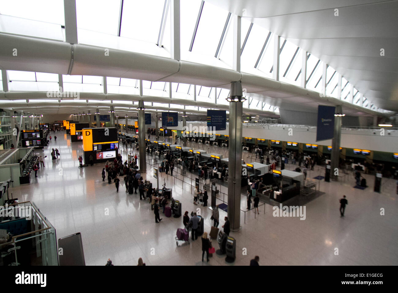 London UK. 4th June 2014. The new terminal 2 building at Heathrow ...