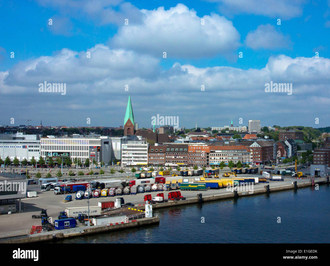 Sweden quay in Kiel Stock Photo - Alamy