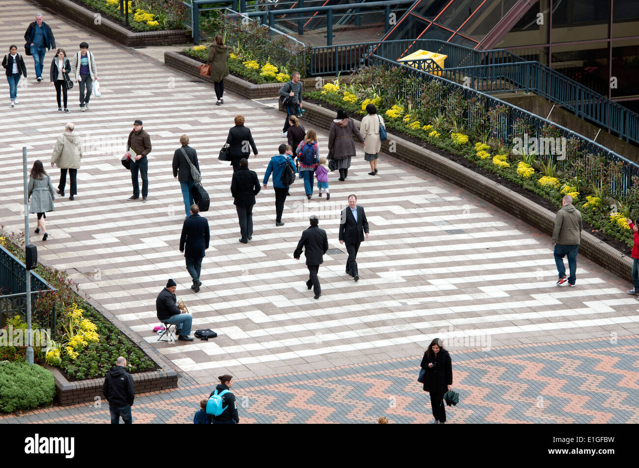 Centenary Way, Birmingham city centre, UK Stock Photo - Alamy