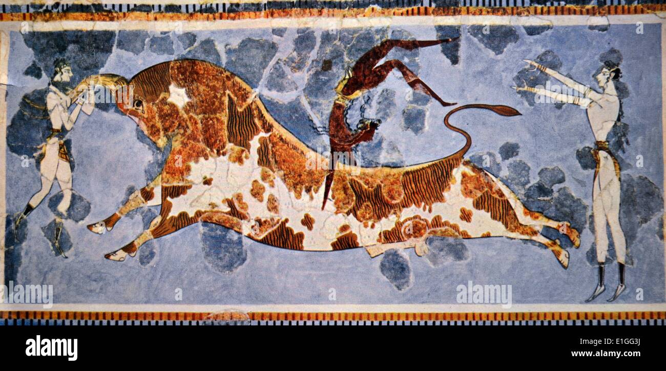 Great fresco knossos palace hi-res stock photography and images - Alamy