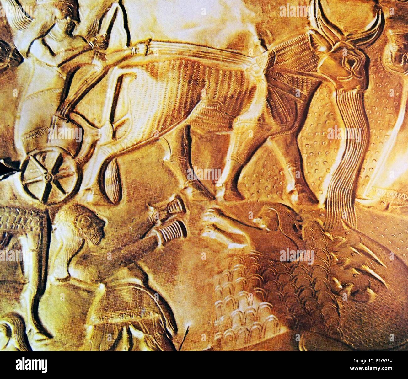 Golden bowl hasanlu hi-res stock photography and images - Alamy