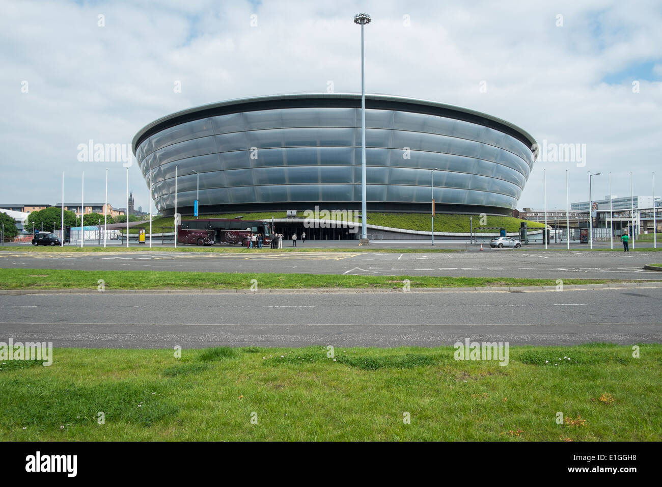 The newly built Hydro Comples at Glasgows SECC complex, UK Stock Photo ...