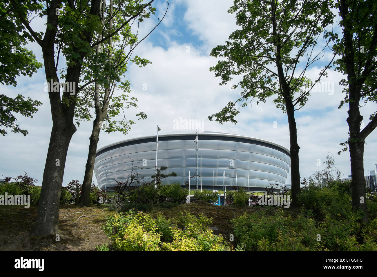 The newly built Hydro Comples at Glasgows SECC complex, UK Stock Photo ...
