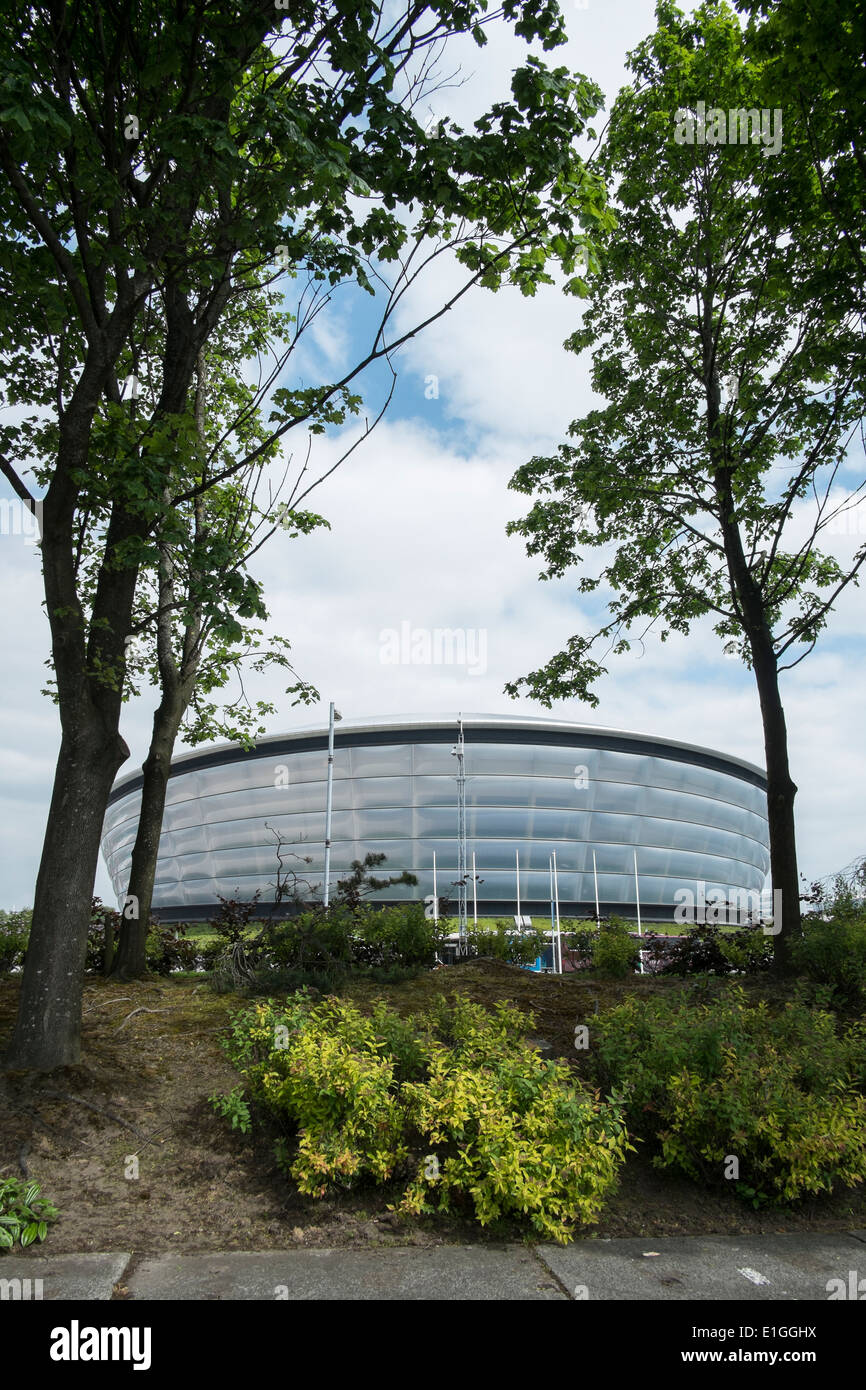 The newly built Hydro Comples at Glasgows SECC complex, UK Stock Photo ...