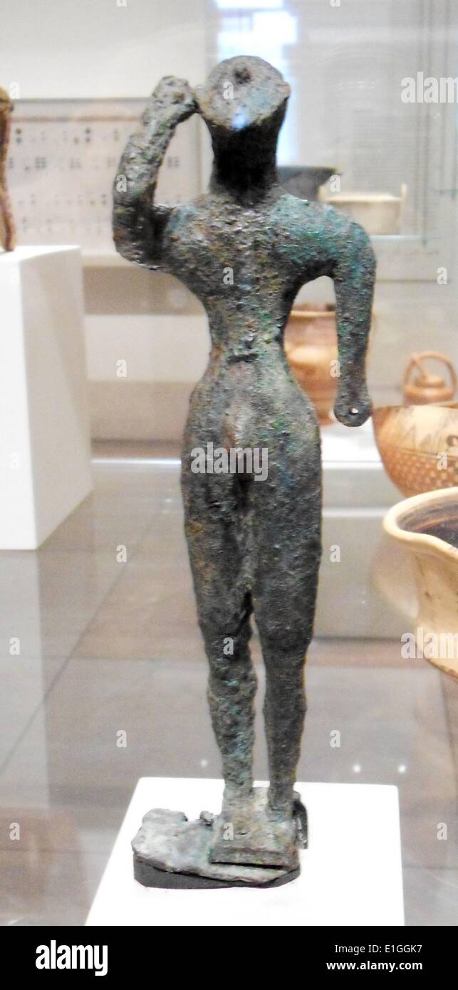 Bronze figure statue warrior greek greece hi-res stock photography and ...