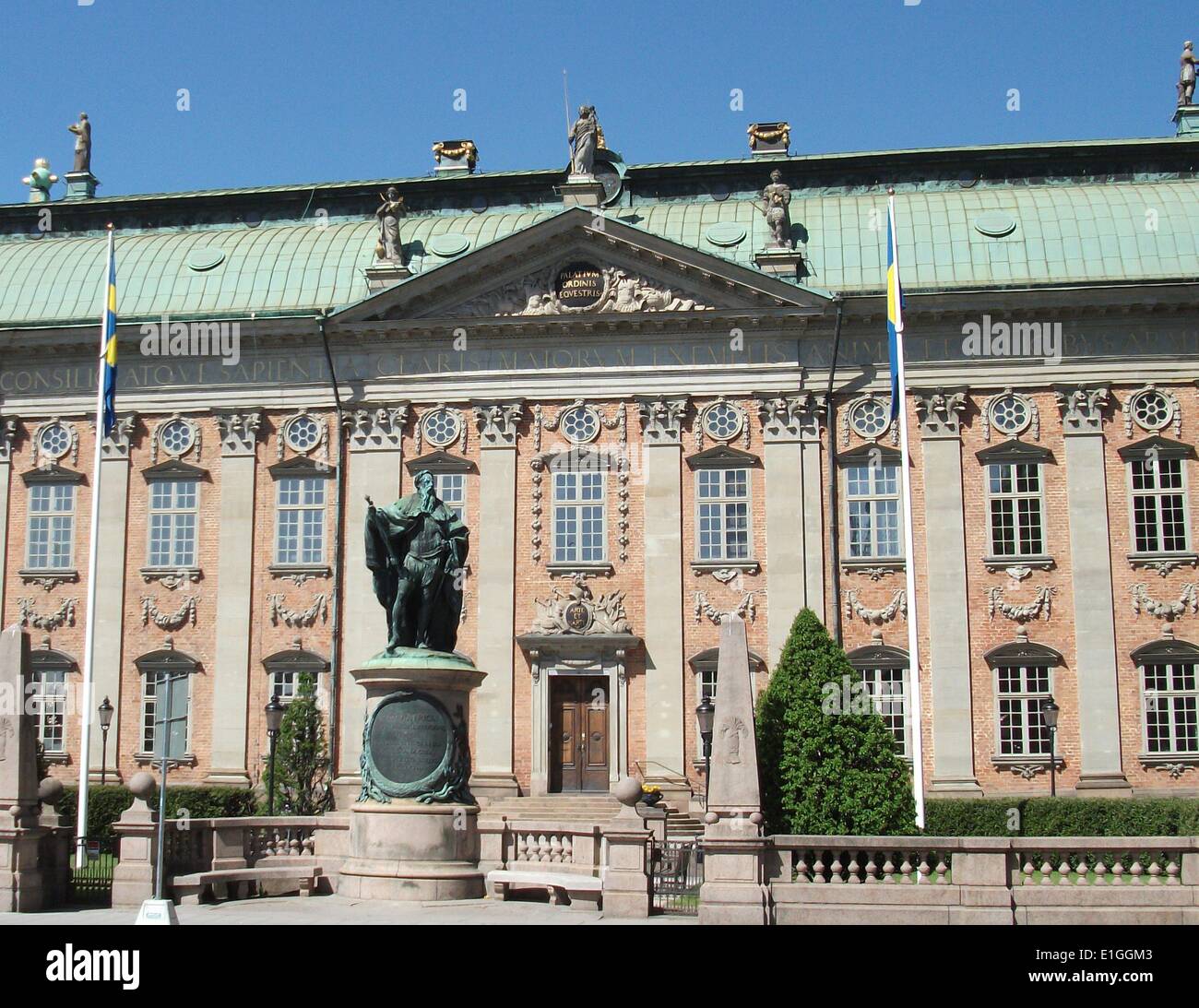 Neo-Classical, baroque architecture in Stockholm, Sweden. After the ...