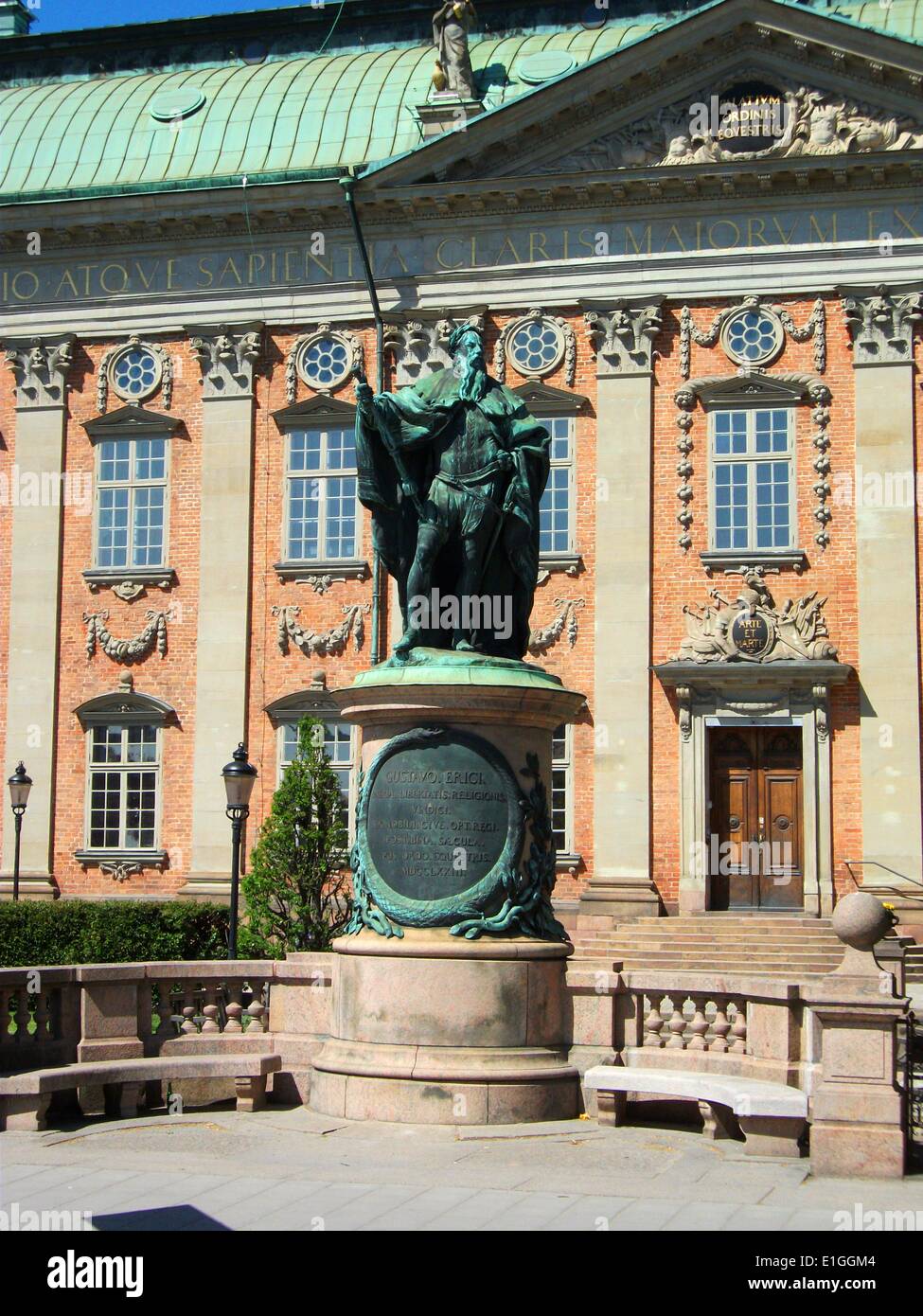 Neo-Classical, baroque architecture in Stockholm, Sweden. After the ...