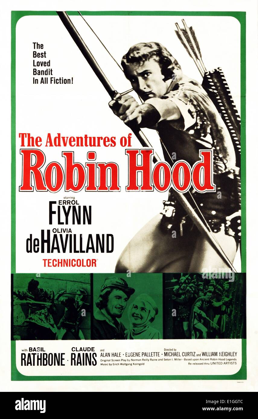 The Adventures of Robin Hood a 1938 American swashbuckler film starring ...