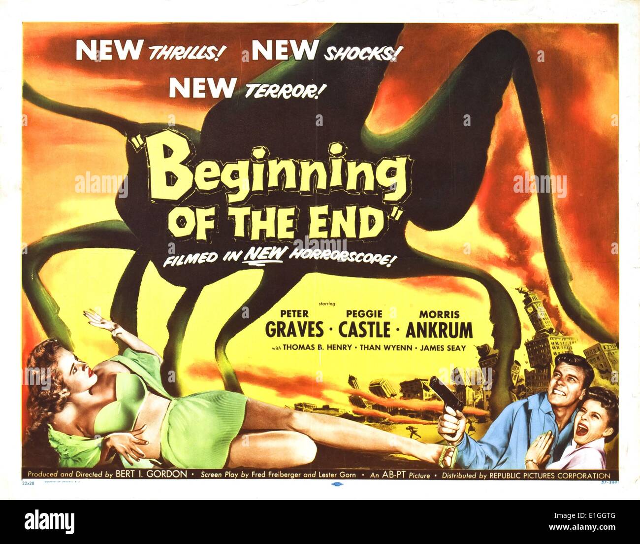 Beginning of the End a 1957 American science fiction film starring ...