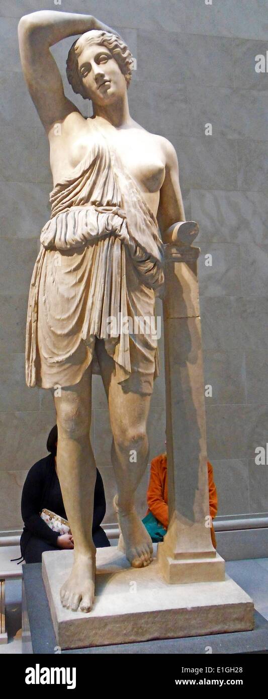 Marble statue of a wounded Amazon. Roman, imperial period, 1st-2nd ...