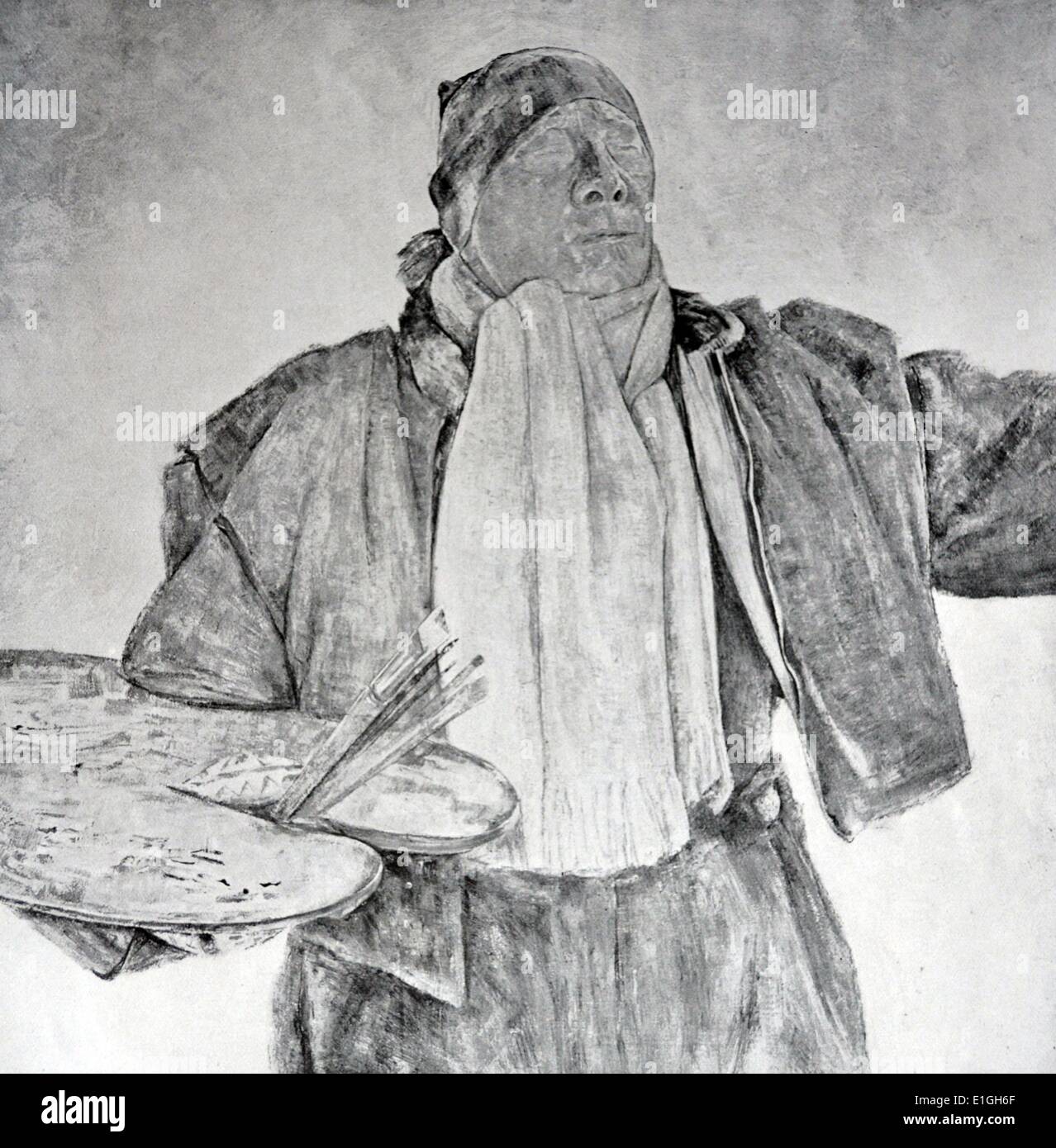 self-portrait of Olaf Leonhard Gulbransson (26 May 1873 in Oslo – 18 ...