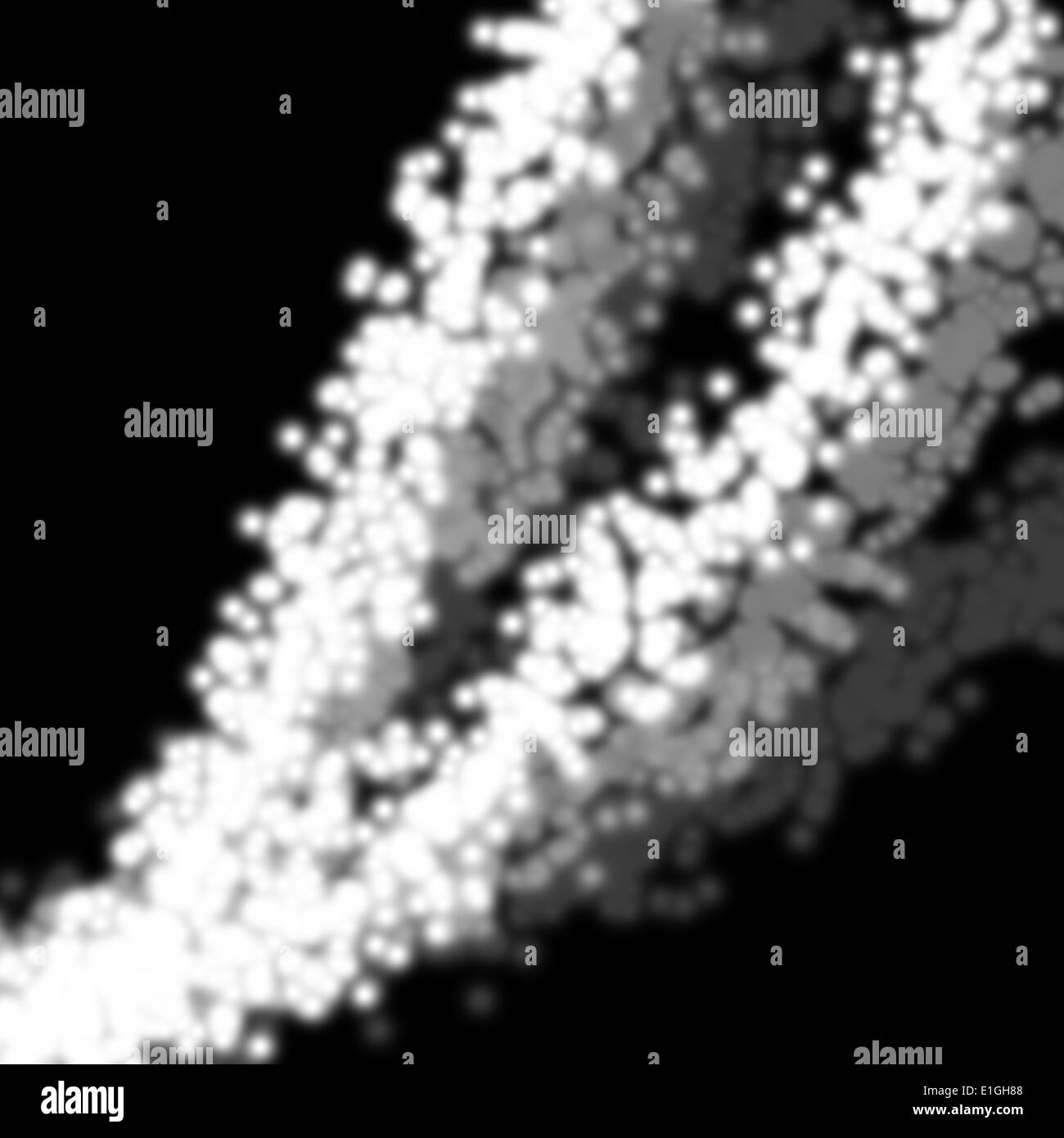 magic white lines on black abstract background Stock Photo - Alamy