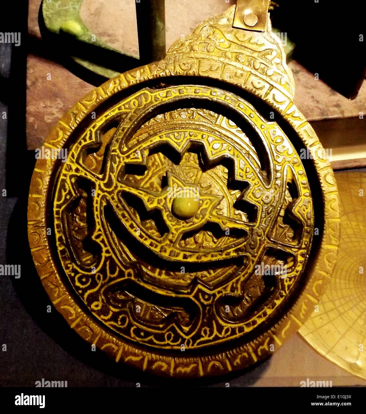 Hand held astrolabe 18th century Stock Photo - Alamy