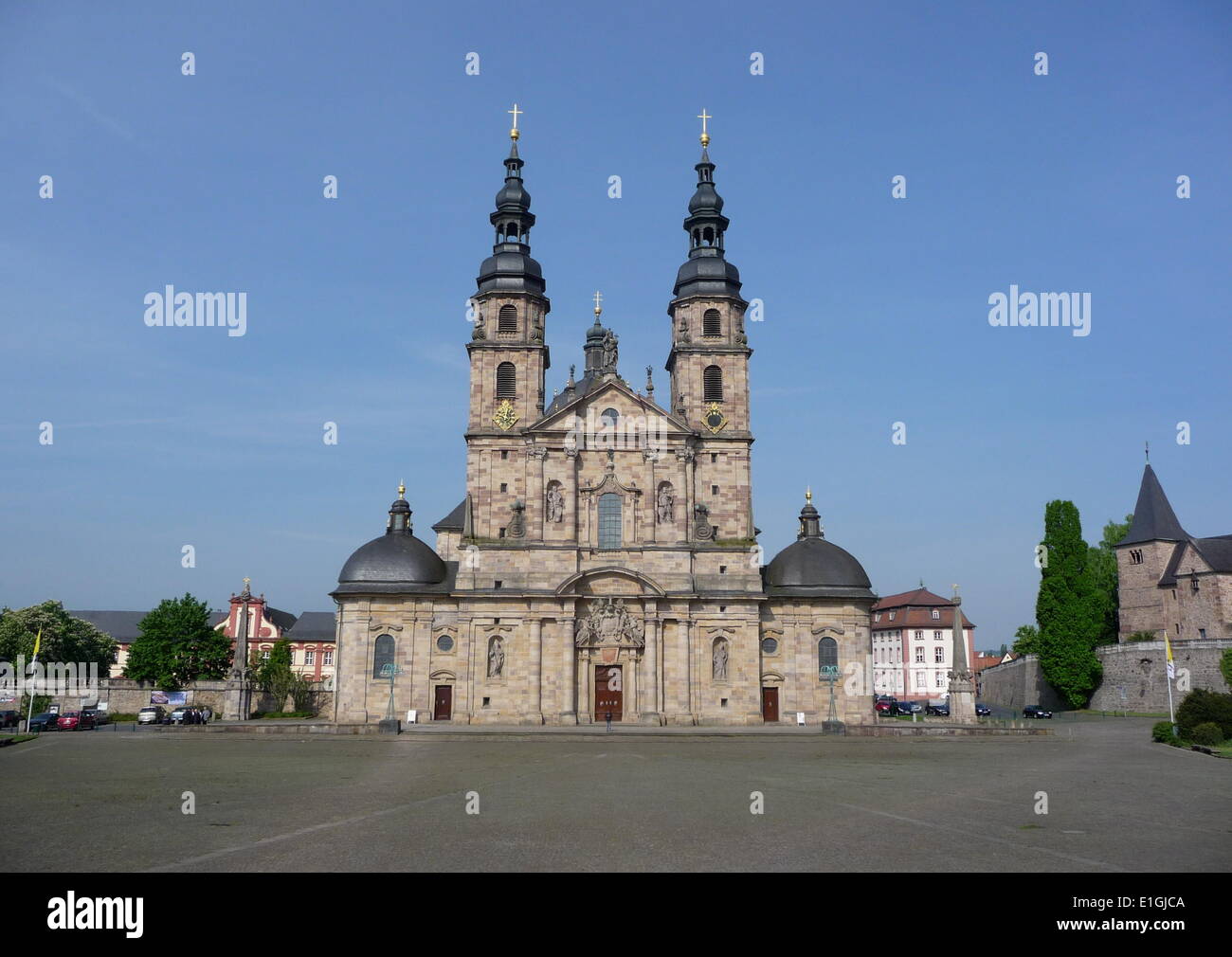 Fulda Cathedral in Hesse, Germany, pictured 5 May 2014. Photo: Beate ...