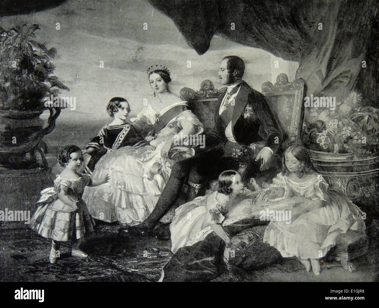 Victoria's family in 1846 by Franz Xaver Winterhalter left to right ...