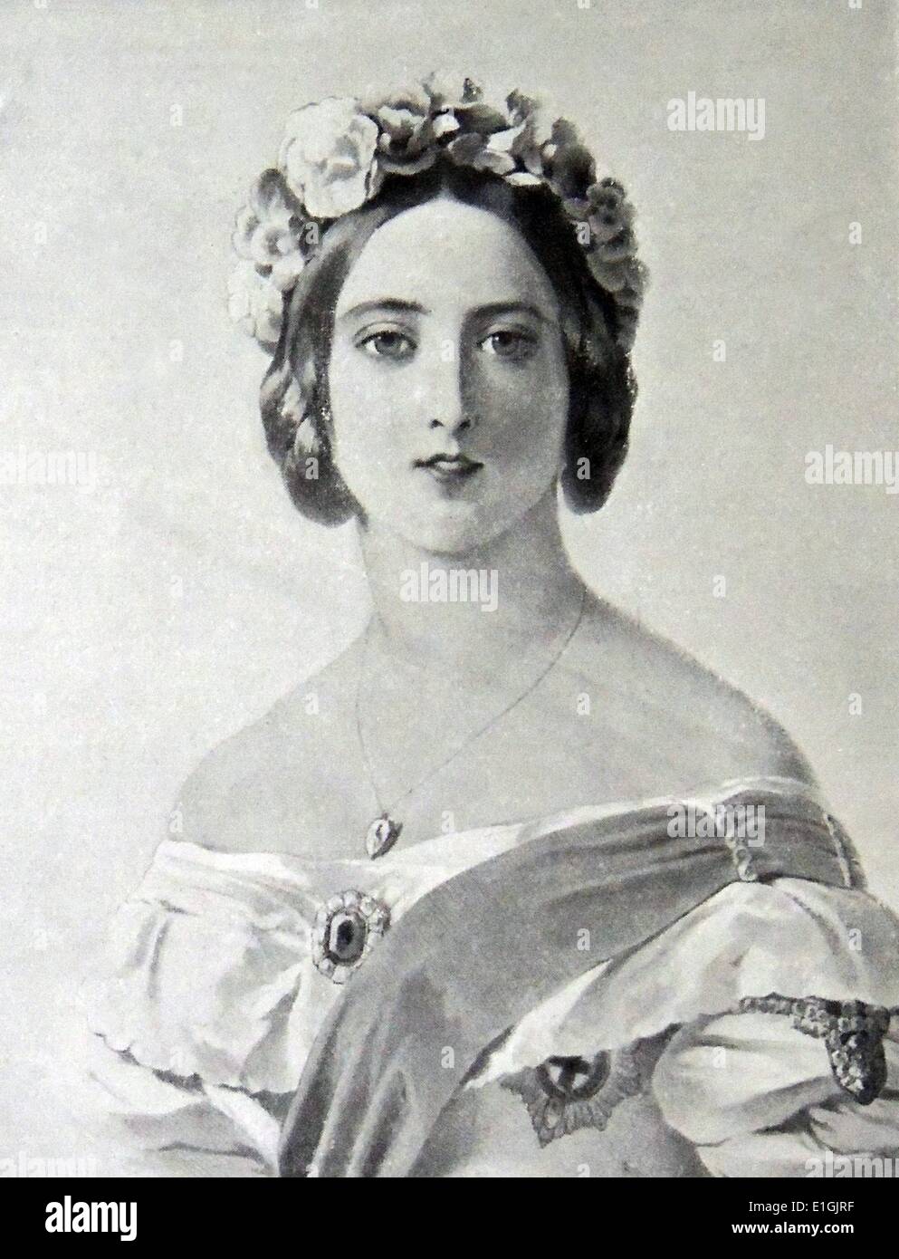 Portrait queen victoria first great hi-res stock photography and images ...