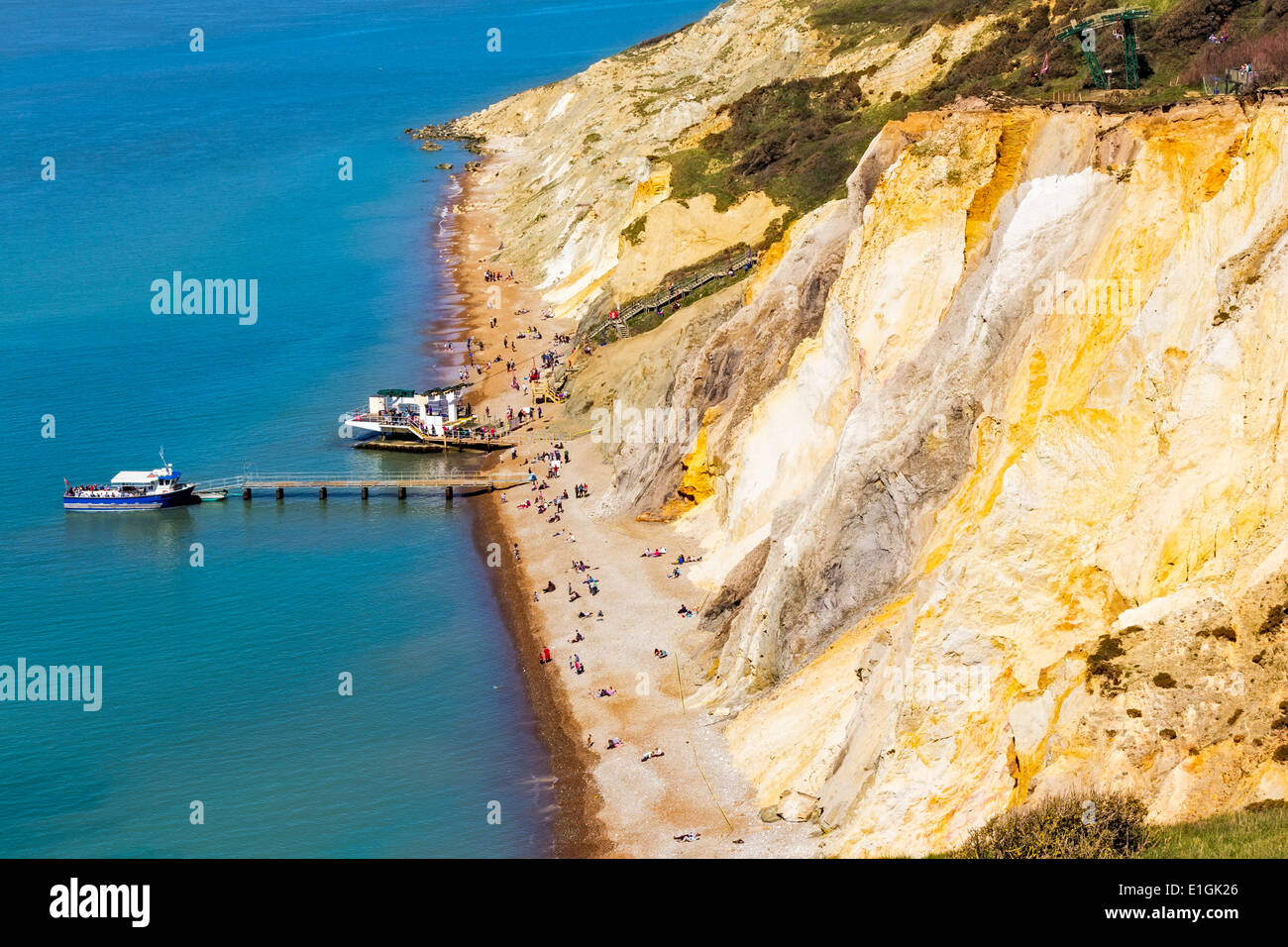 Alum bay beach hi-res stock photography and images - Alamy