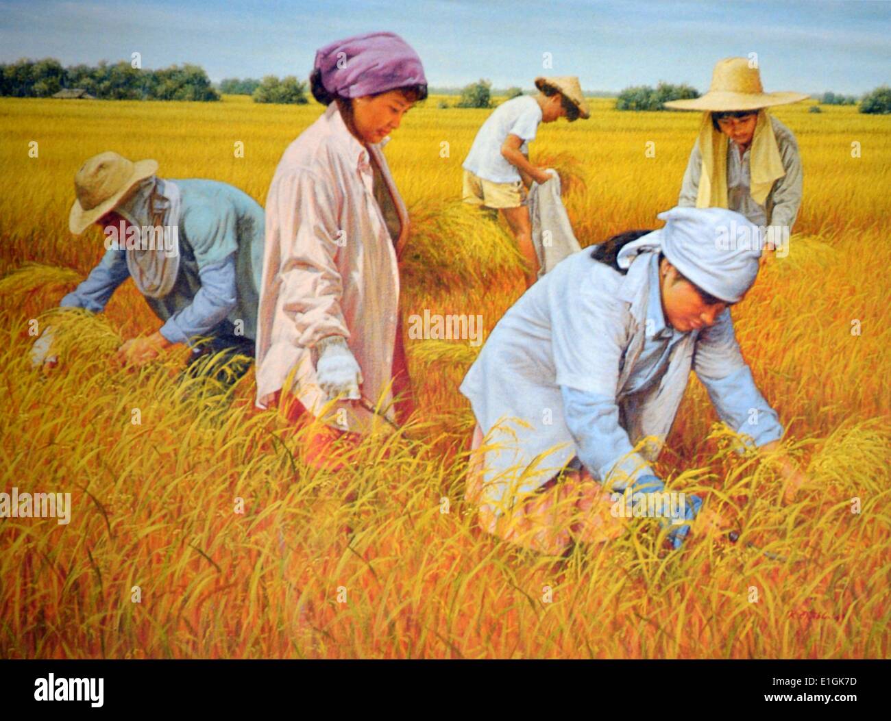 Filipino Farmer Painting