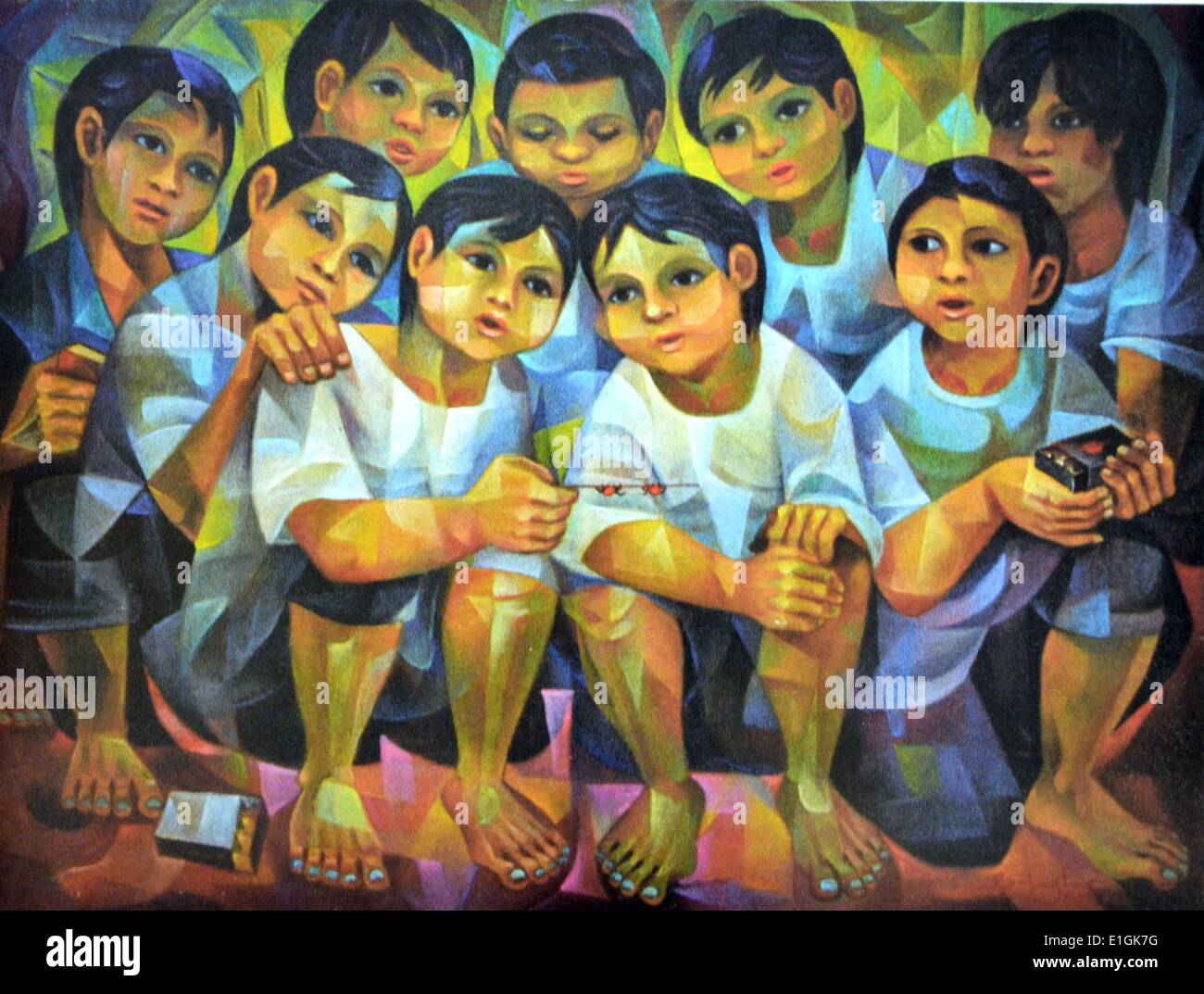 Philippines filipino art asian art lito balagtas gagamba hi-res stock ...