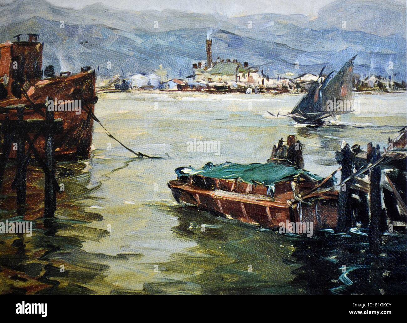 Philippines filipino art asian art gabriel custodio shell island hi-res stock photography and ...