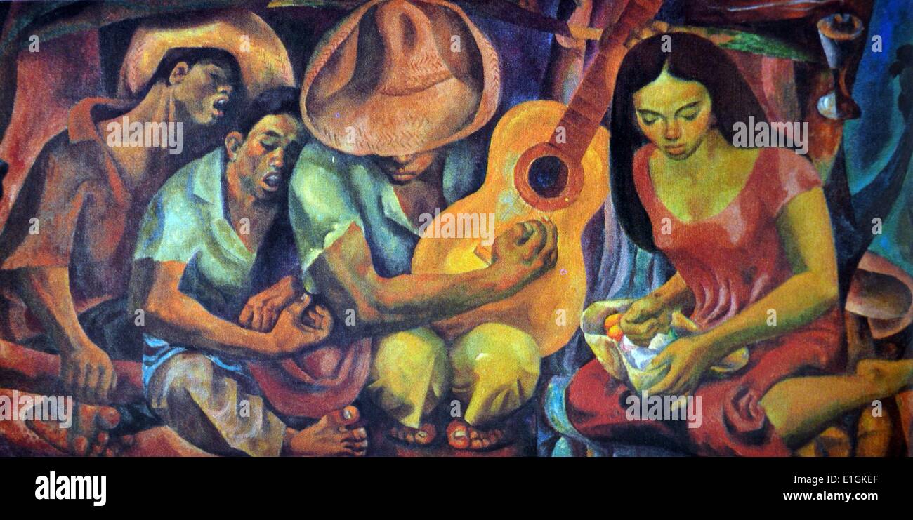 Philippines filipino art asian art oil canvas hi-res stock photography ...