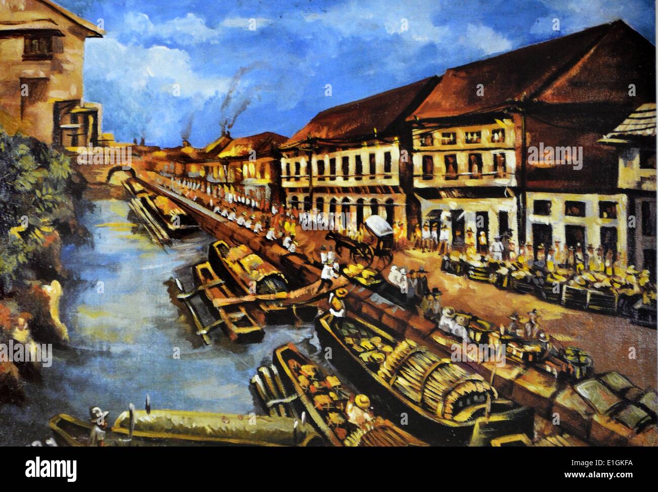 Philippines filipino art asian art bonifacio cristobal oil wood hi-res ...