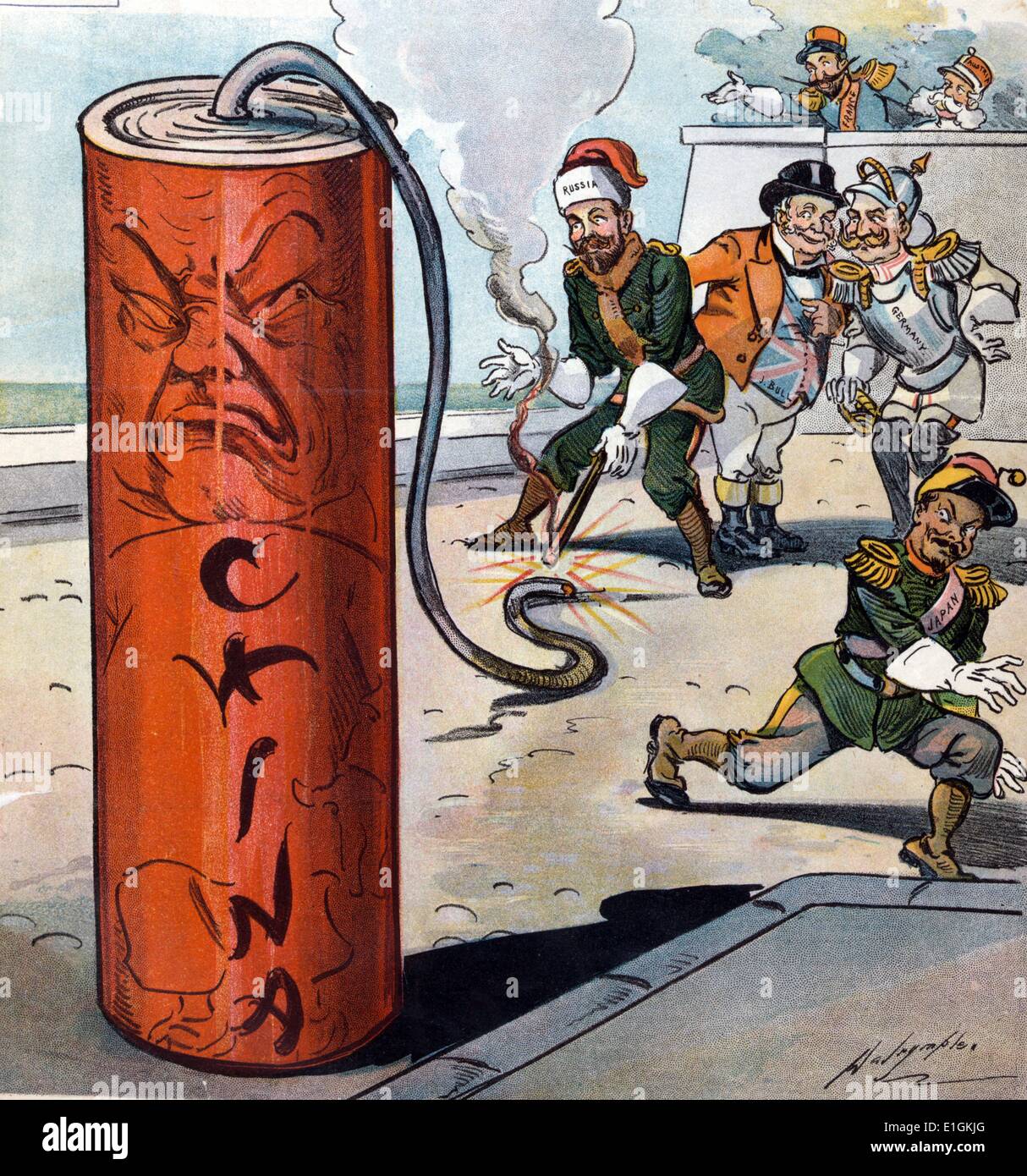 A dangerous firecracker By Louis Dalrymple 1866-1905, artist, 1900 ...