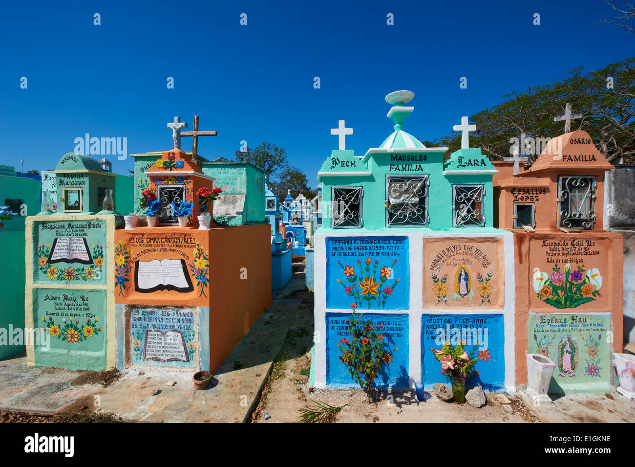 Mexico, Yucatan state, Hoctun, Mayan cemetery Stock Photo - Alamy
