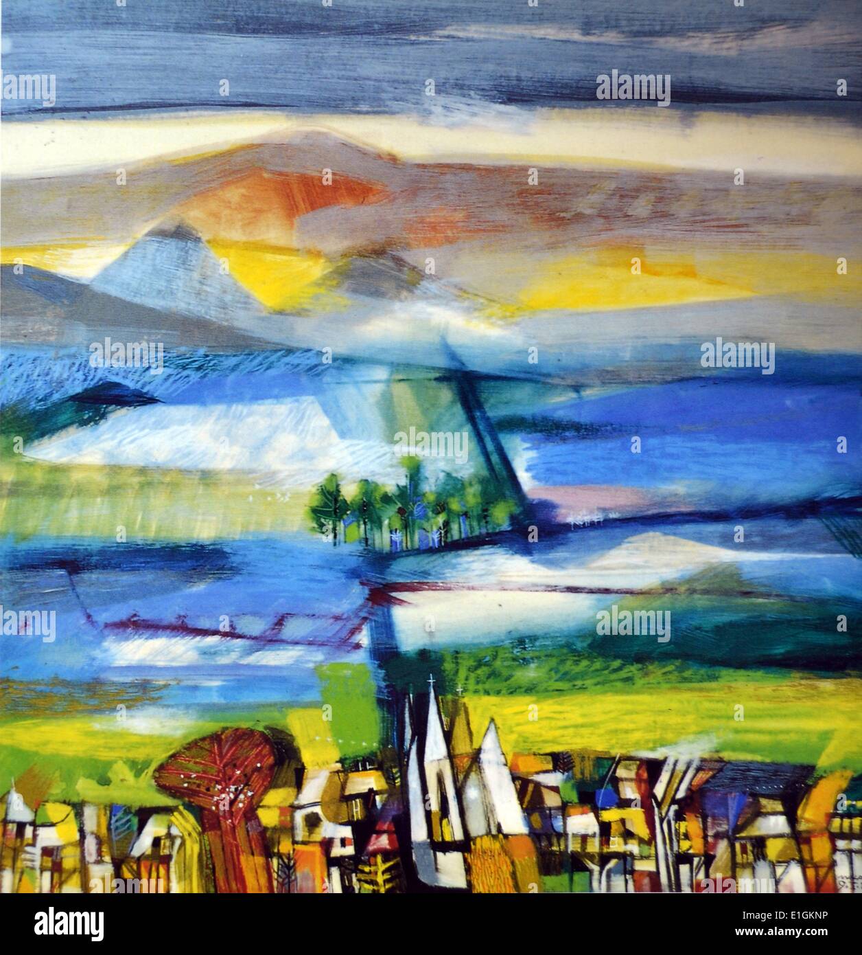 Philippines filipino art asian art mauro malang mountain ranges hi-res ...